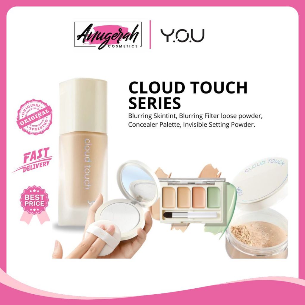 Jual YOU Cloud Touch Blurring Skin Tint | Cloud Touch Correcting Concealer Palette | Cloud Touch ...