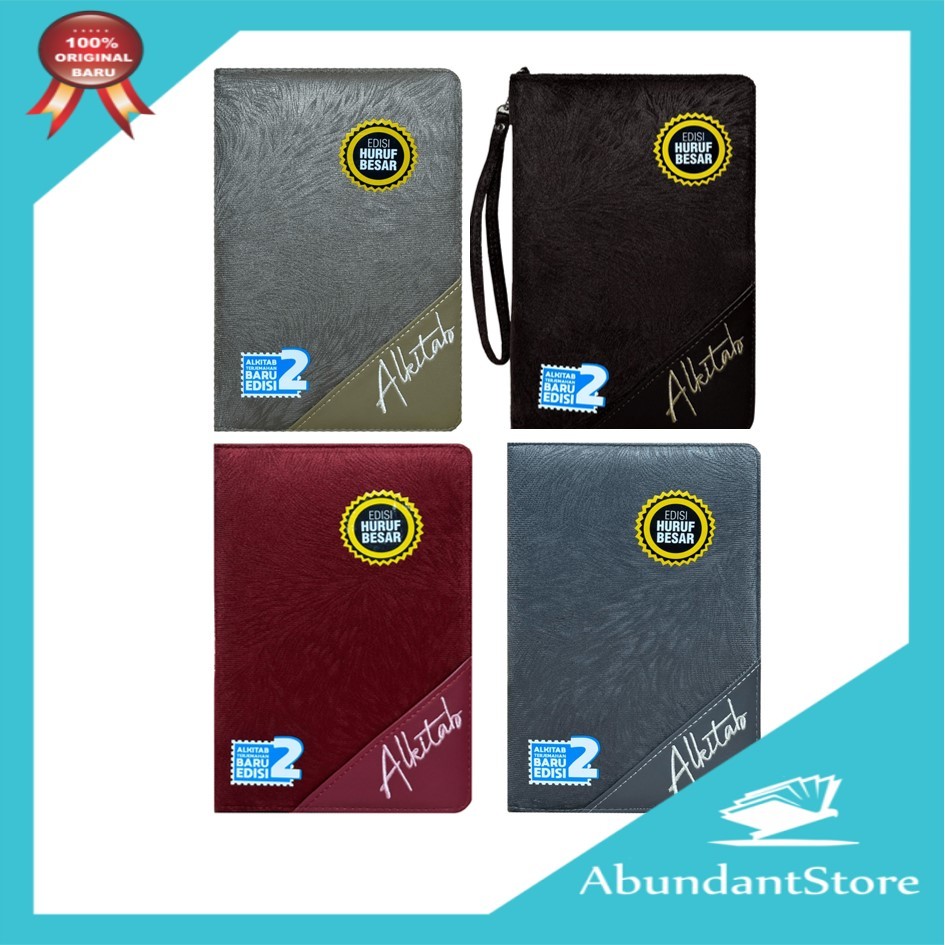 Jual Alkitab Ukuran Besar Lansia Manula Sampul Kain Resleting - TB2 064 ...