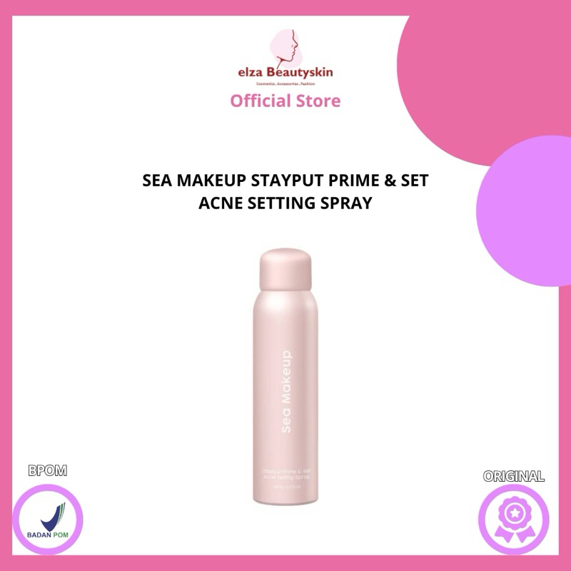 Jual Sea Makeup Stayput Prime & Set Acne Setting Spray | Shopee Indonesia