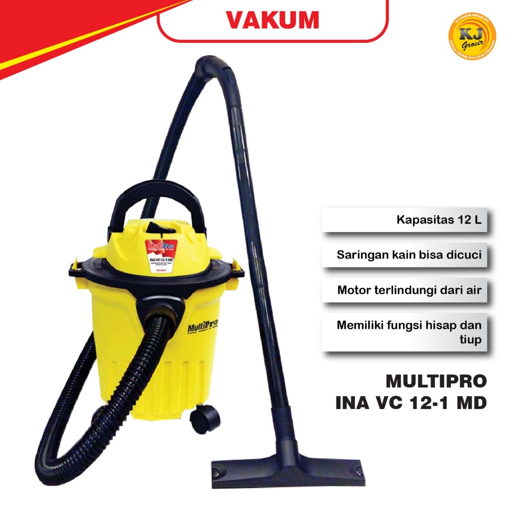 Jual MULTIPRO - WET & DRY VACUUM CLEANER / VACUUM CLEANER BASAH, KERING ...