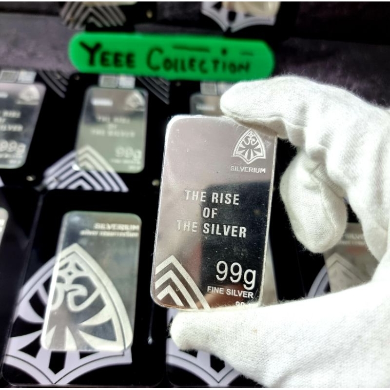 Jual Perak Batangan Silverium 99 Gram - 999 Fine Silver Bar | Shopee ...