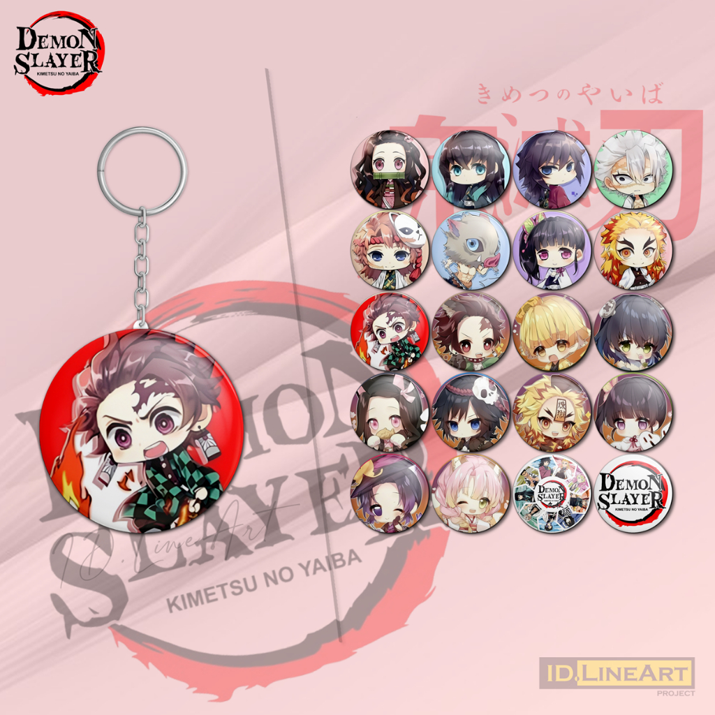 Jual Gantungan Kunci ANIME DEMON SLAYER KIMETSU NO YAIBA CHIBI Keychain ...