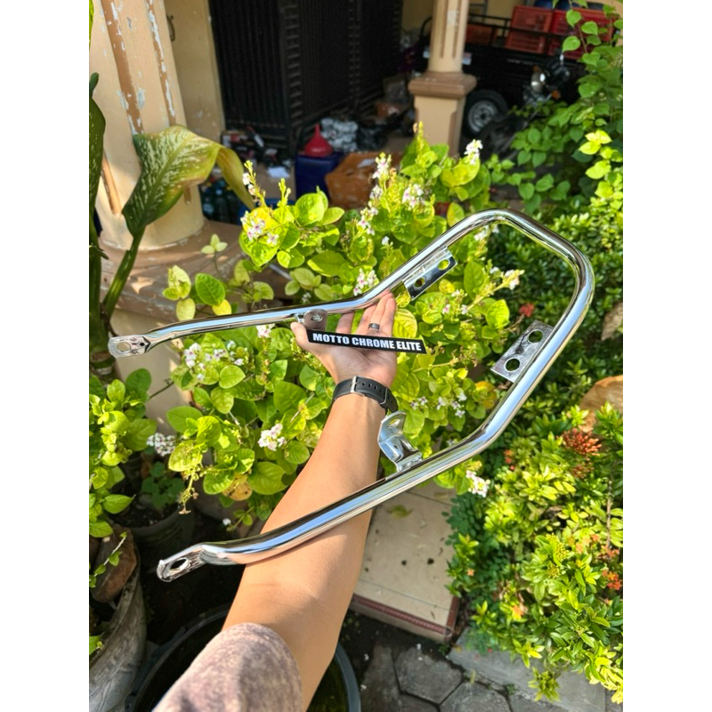 Jual BEHEL BEGEL GL100 GL 100 CHROME CROME DETAIL MIRIP ORIGINAL BAHAN ...