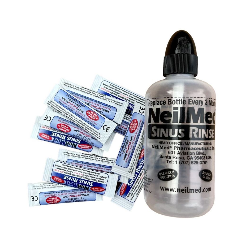 Jual Neilmed Sinus Rinse Bottle + Sinus Rinse Sachet 5 Pcs | Shopee ...
