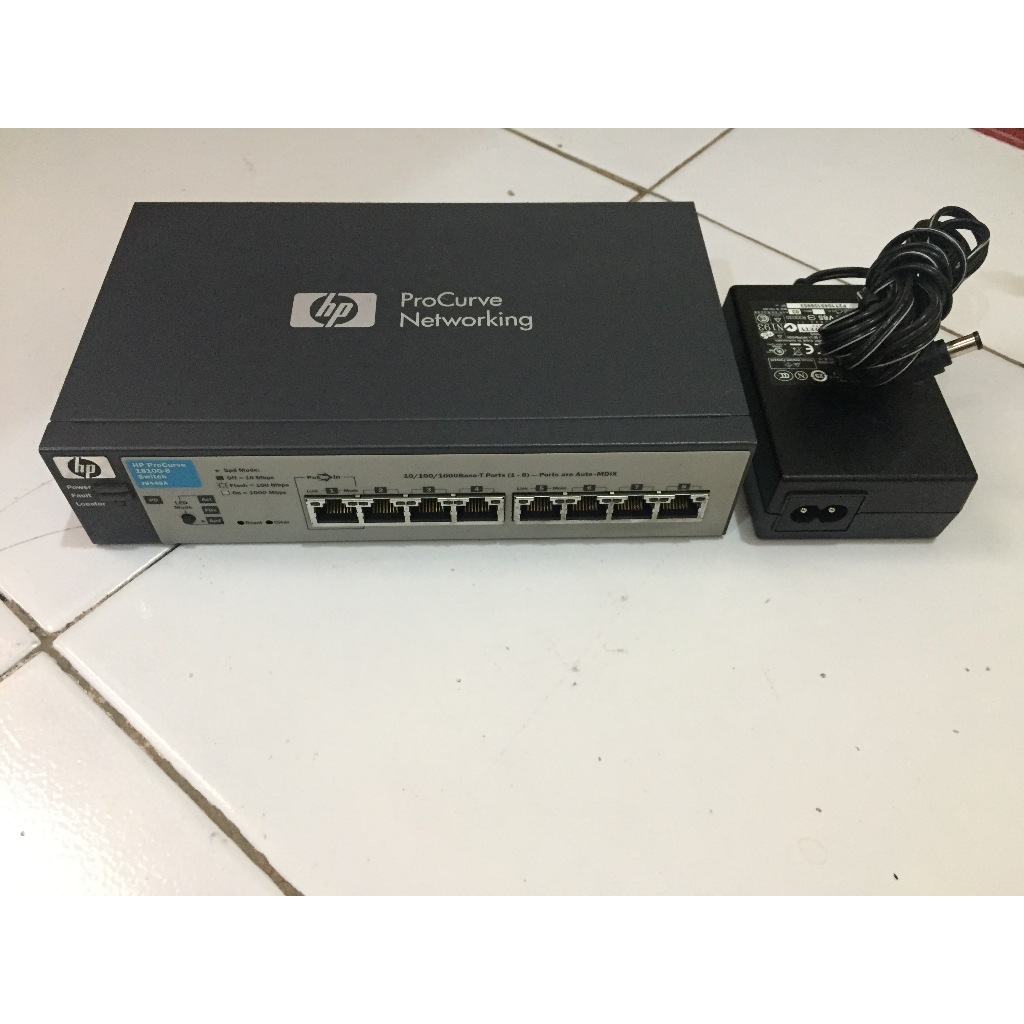 Jual HP ProCurve 1810G-8 J9449A 8-Port Gigabit GbE PoE Powered Managed ...