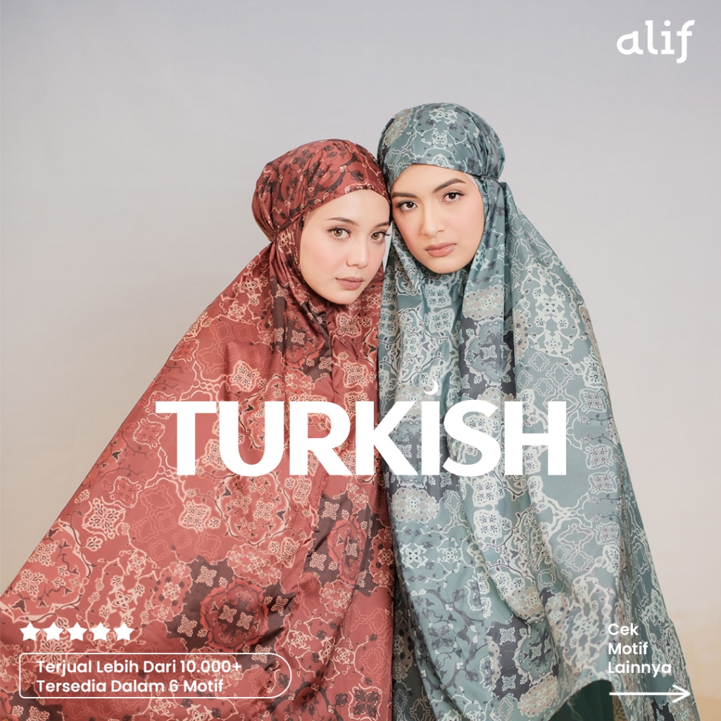 Jual Alif Modern Wear - Turkish Collection Mukena Mini Motif Parasut ...