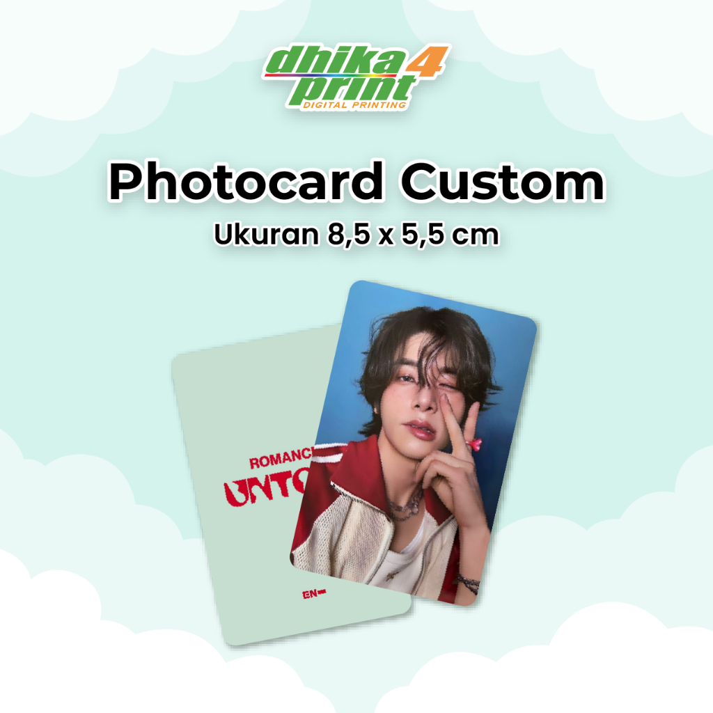 Jual Cetak Photocard Custom 1 sisi | 2 sisi | Cetak PC | PHOTOCARD KPOP | Shopee Indonesia