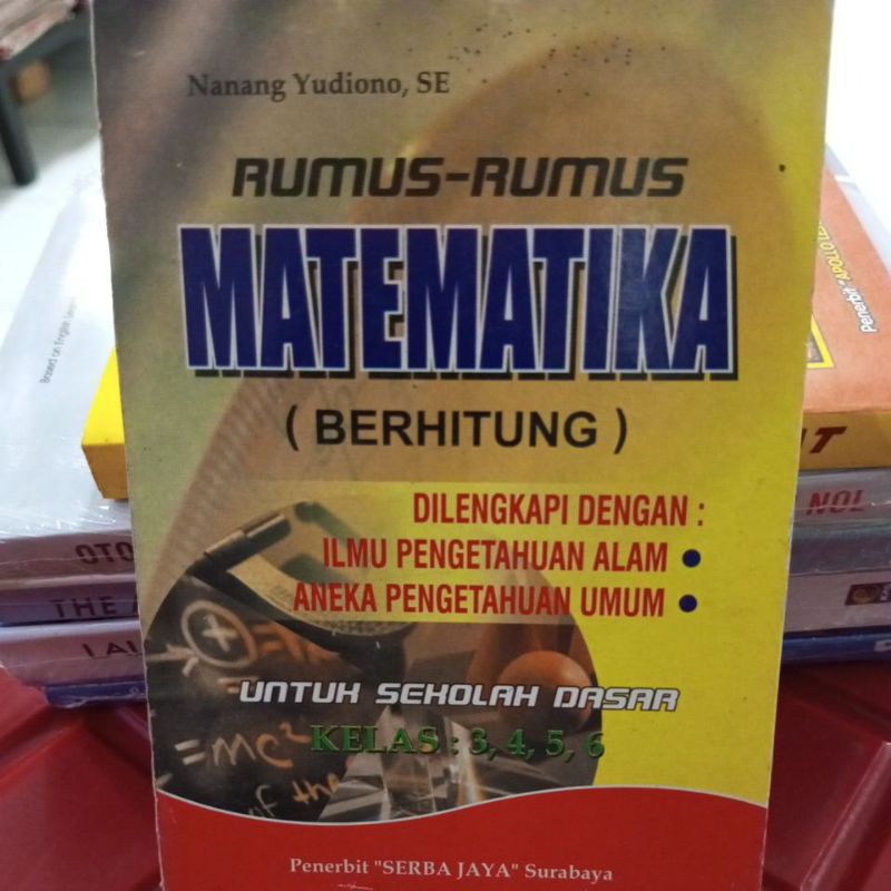 Jual RUMUS-RUMUS MATEMATIKA BERHITUNG DILENGKAPI DENGAN ILMU ...