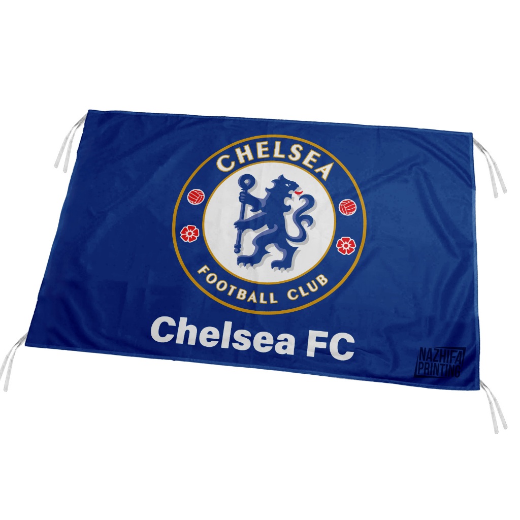 Jual Nazhifa Printing - Bendera Chelsea FC, Klub Sepak Bola, Suporter ...