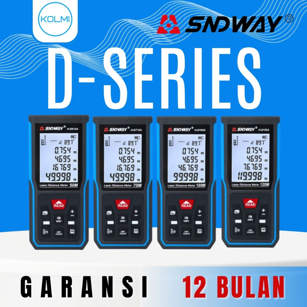 Jual SNDWAY Meteran Laser Digital Distance 100 Meter Rechargeable SW-D100A | Shopee Indonesia