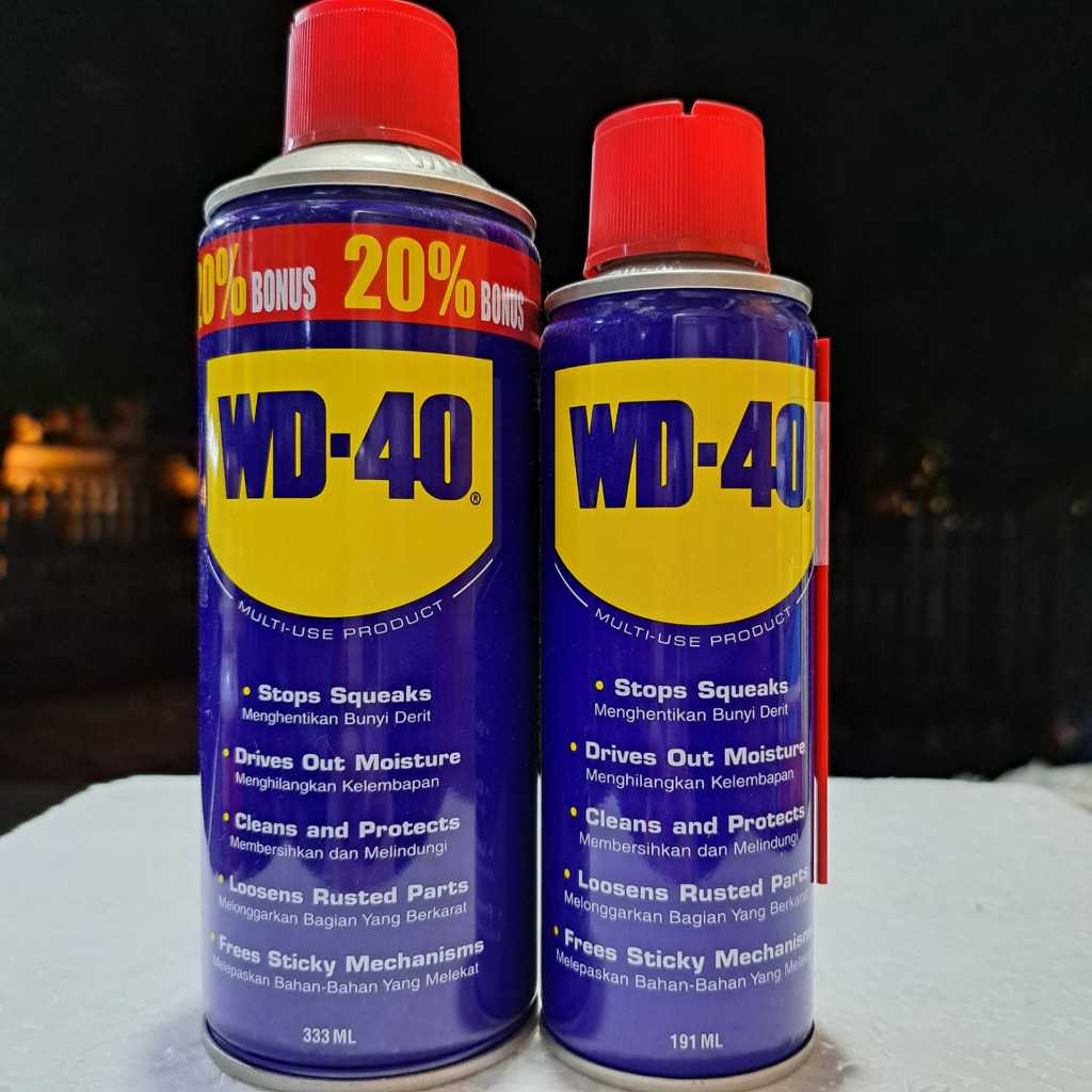 Jual WD-40 Anti Karat | Kemasan 333 ml & 191ml | Shopee Indonesia