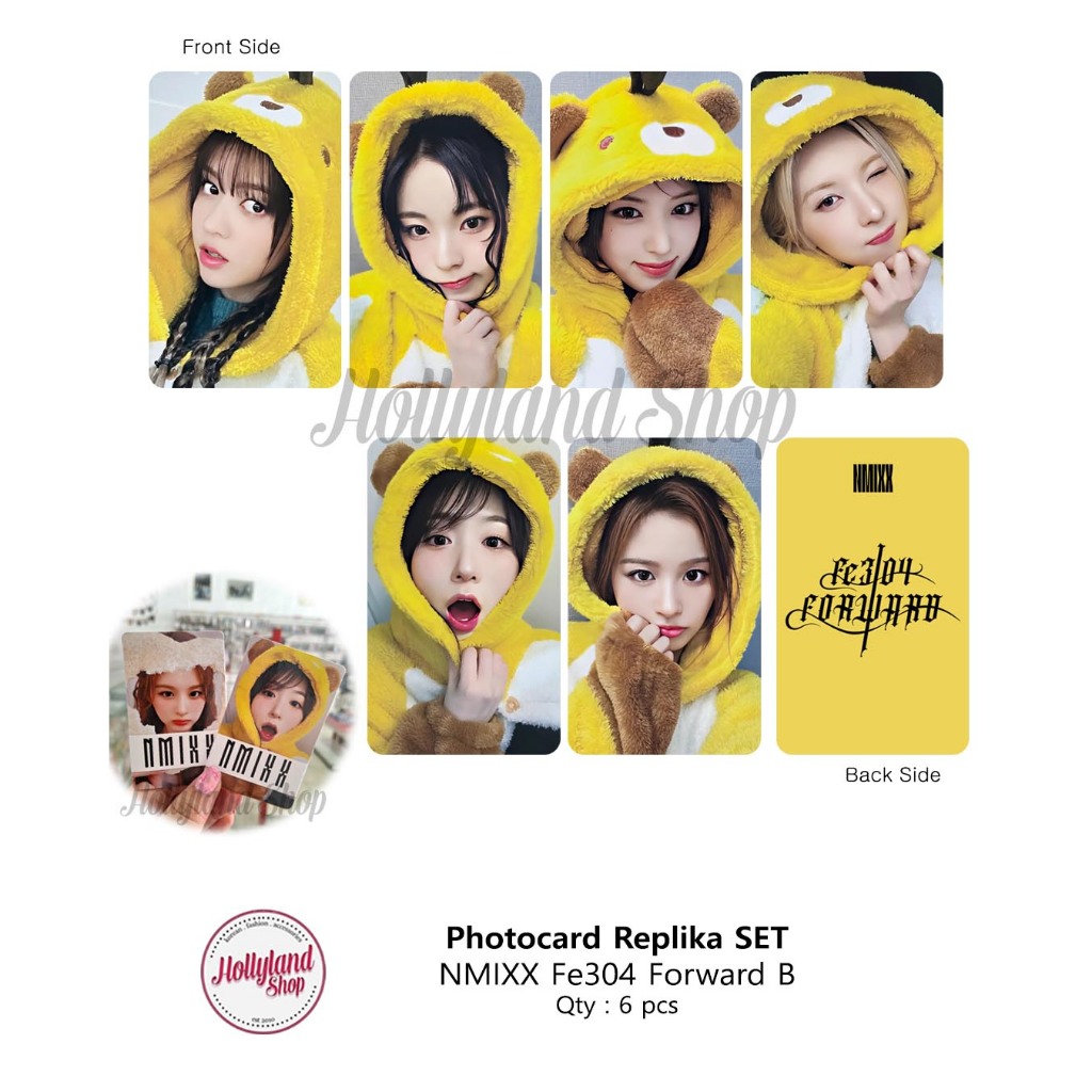 Jual Photocard PC Set NMIXX AD MARE Fe304 Forward 2sisi Unofficial ...