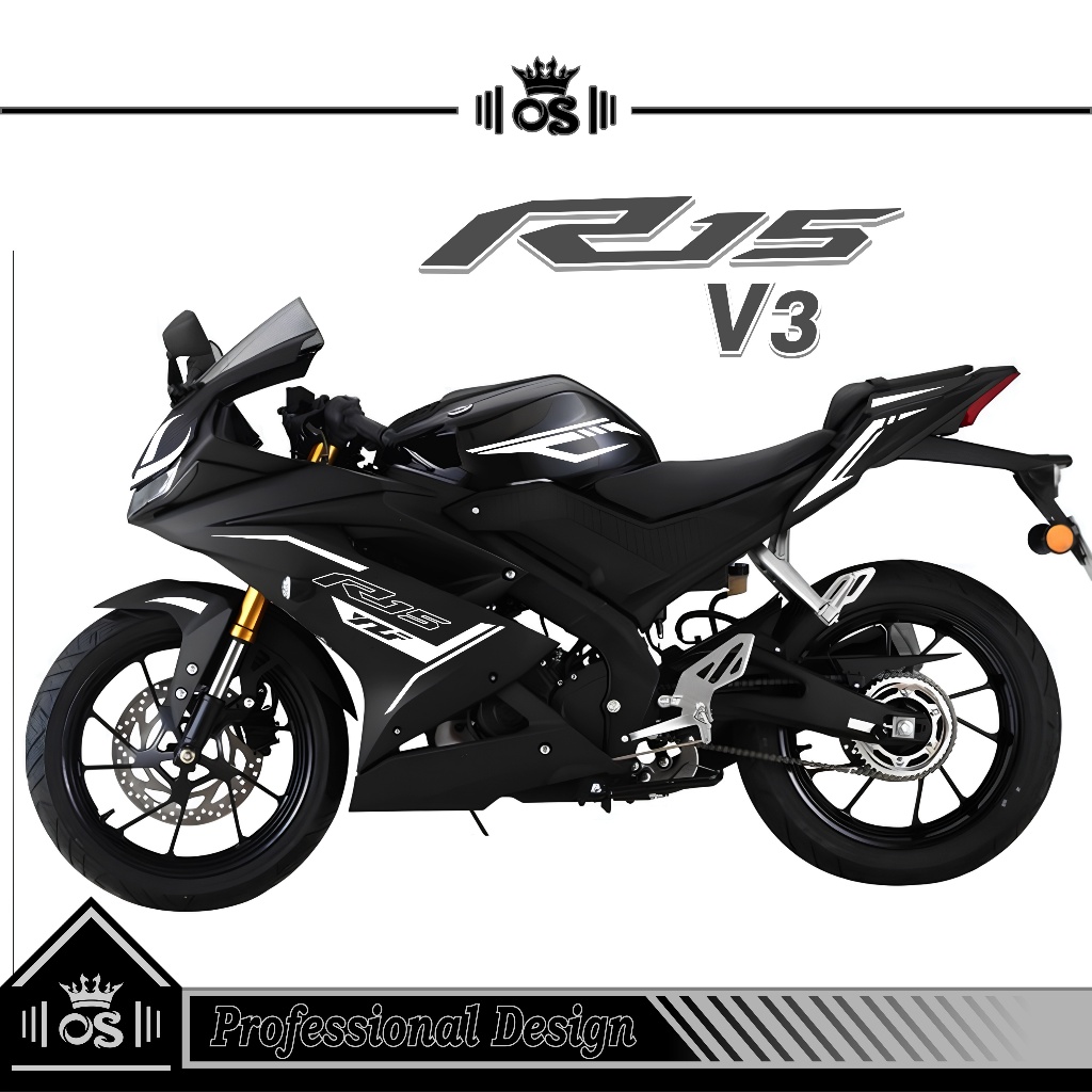 Jual CUTTING STICKER / STRIPING R15 V3 / MTF 11 / STRIPING R15 V3 ...