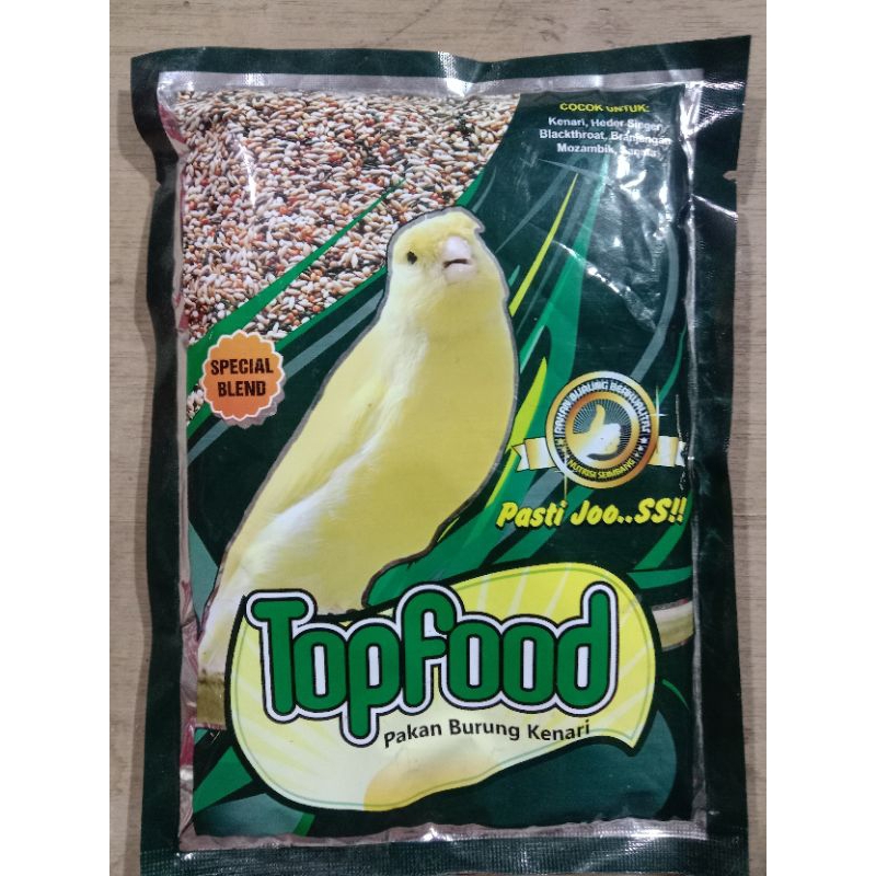 Jual TOP FOOD KENARI 250 Gram ( PAKAN HARIAN/LOMBA ) | Shopee Indonesia