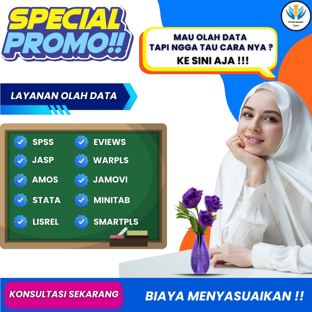 Jual Olah Data dan Analisa Data: SPSS, LISREL, SmartPLS, AMOS, Eviews, WarpPLS, JASP, Excel ...