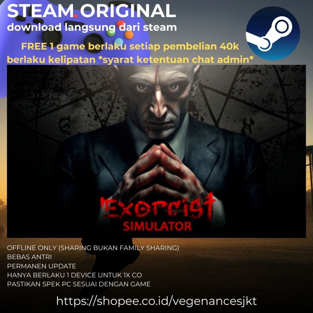 Jual Exorcist Simulator PC Game Sharing Original + Latest Update ...