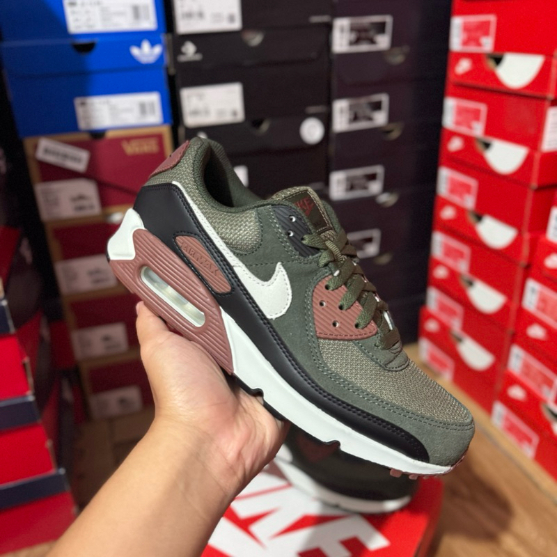 Jual Sepatu Air Max 90 Cargo Khaki Resmi | Shopee Indonesia