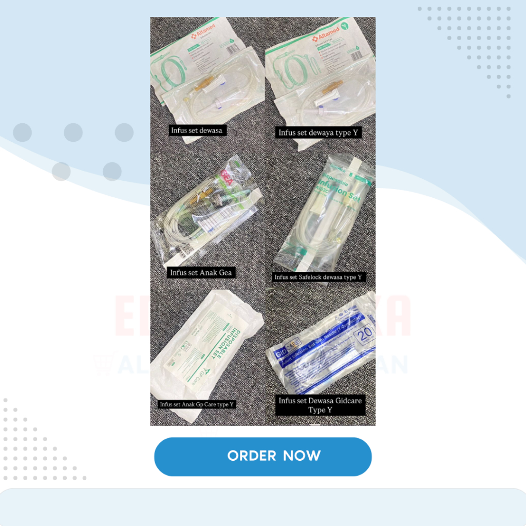 Jual Infus Set Anak / Dewasa / Gpcare/ Gidcare/ Altamed/ Safelock ( Biasa & Type Y Ready ...