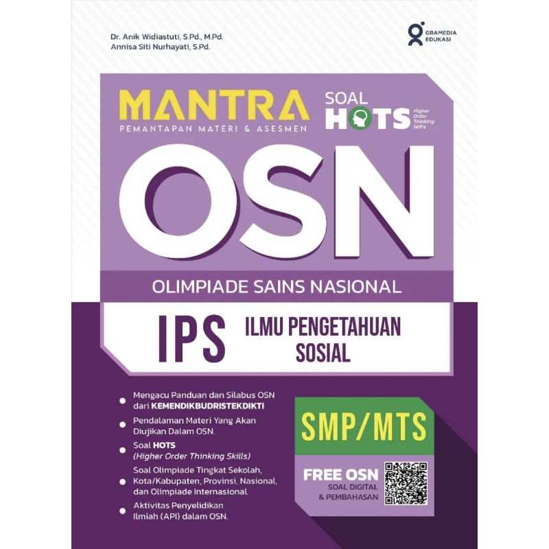 Jual Buku Mantra OSN Olimpiade Sains Nasional IPS SMP/MTs | Shopee Indonesia