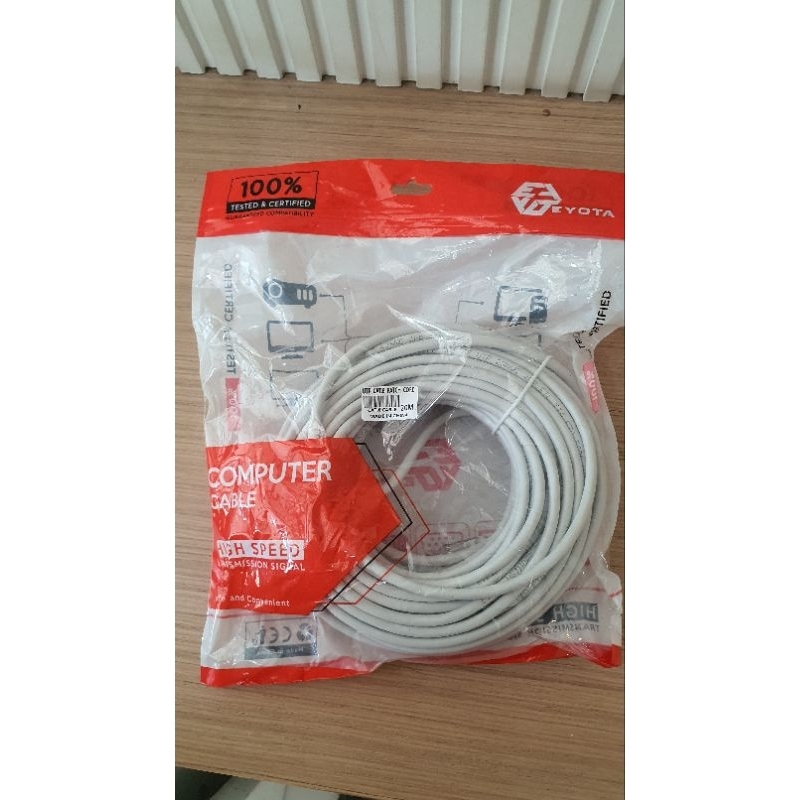Jual KABEL LAN INTERNET CAT6 UTP RJ45 Premium Quality | Shopee Indonesia