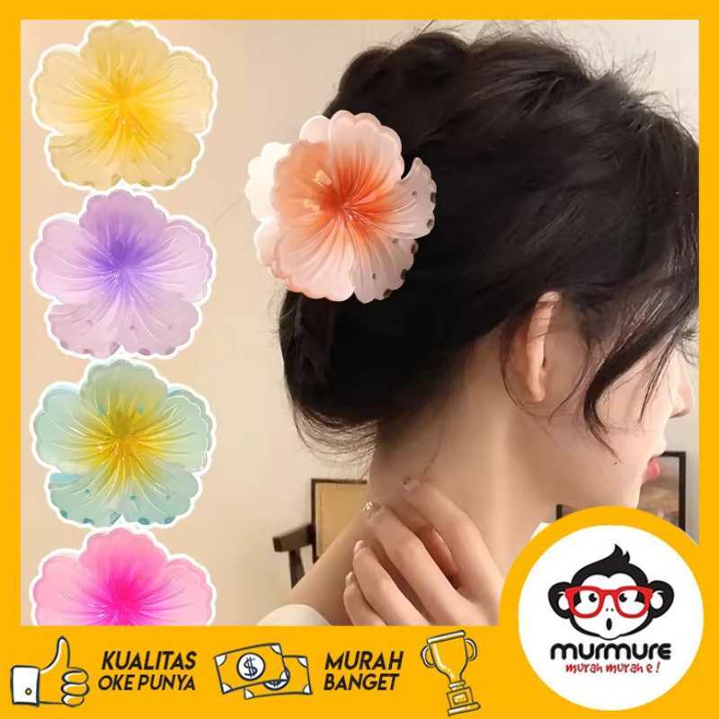 Jual MURMURE | JEDAI KAMBOJA PREMIUM JEPIT RAMBUT WANITA MOTIF BUNGA ...
