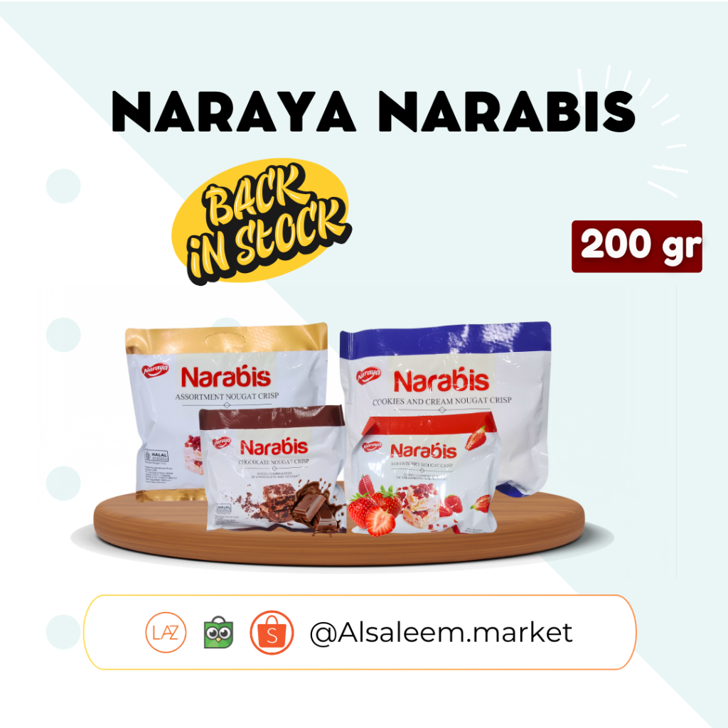 Jual Naraya Narabis Berbagai macam rasa 200 gr | Shopee Indonesia