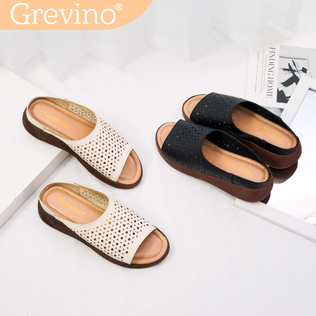 Jual Grevino Sandal Wanita Wedges Platform 5 Cm Kode LSR001 | Shopee ...