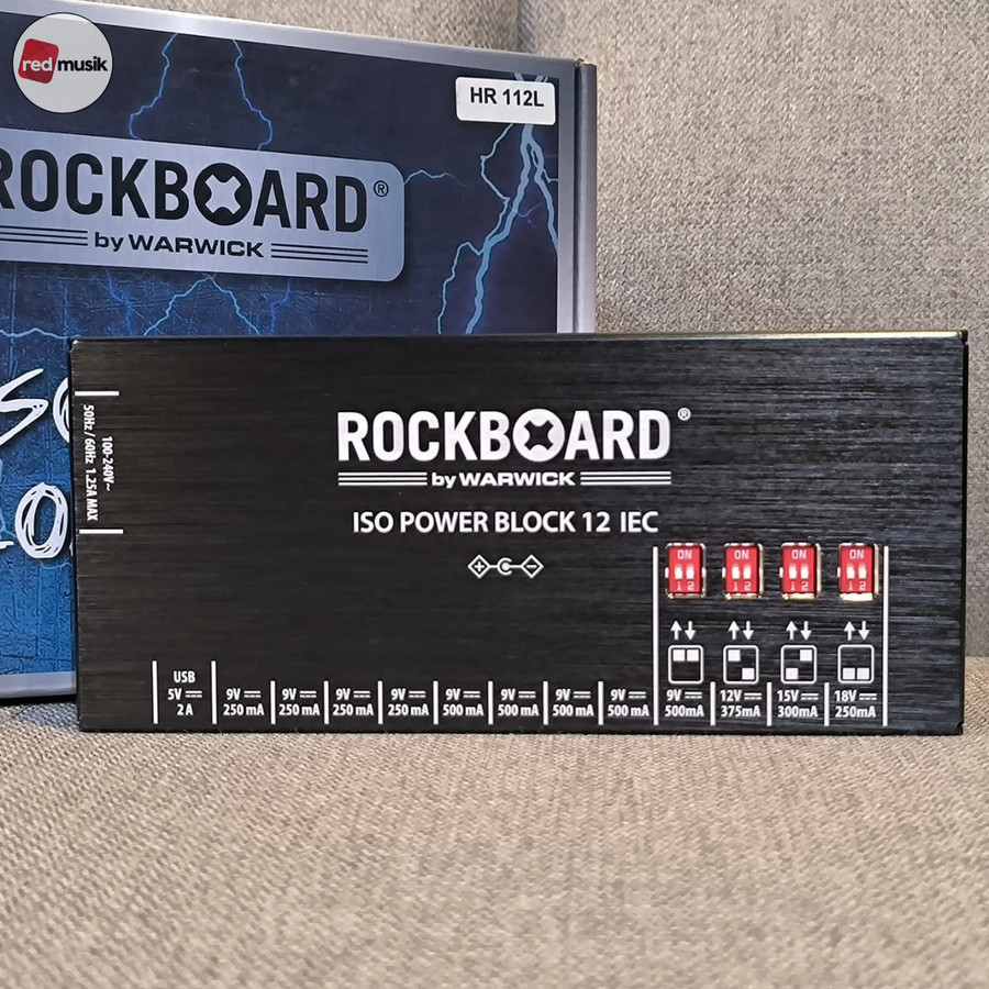 Jual Power Supply RockBoard ISO Power Block 12 IEC Isolated Multi Power ...