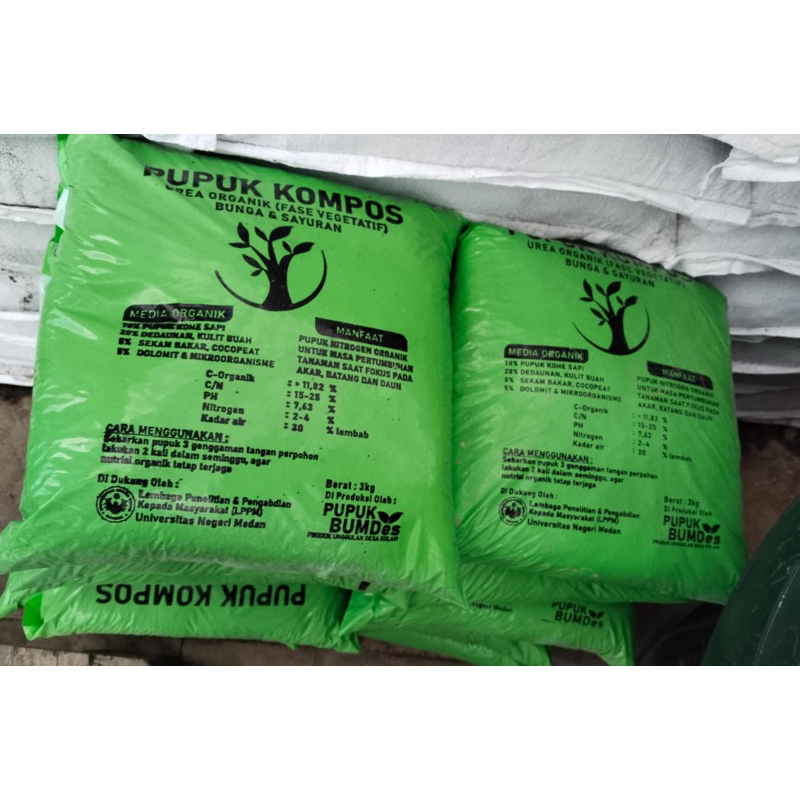 Jual Pupuk Kompos Organik Kualitas Terbaik dan Siap Pakai Kemasan 3 Kg ...