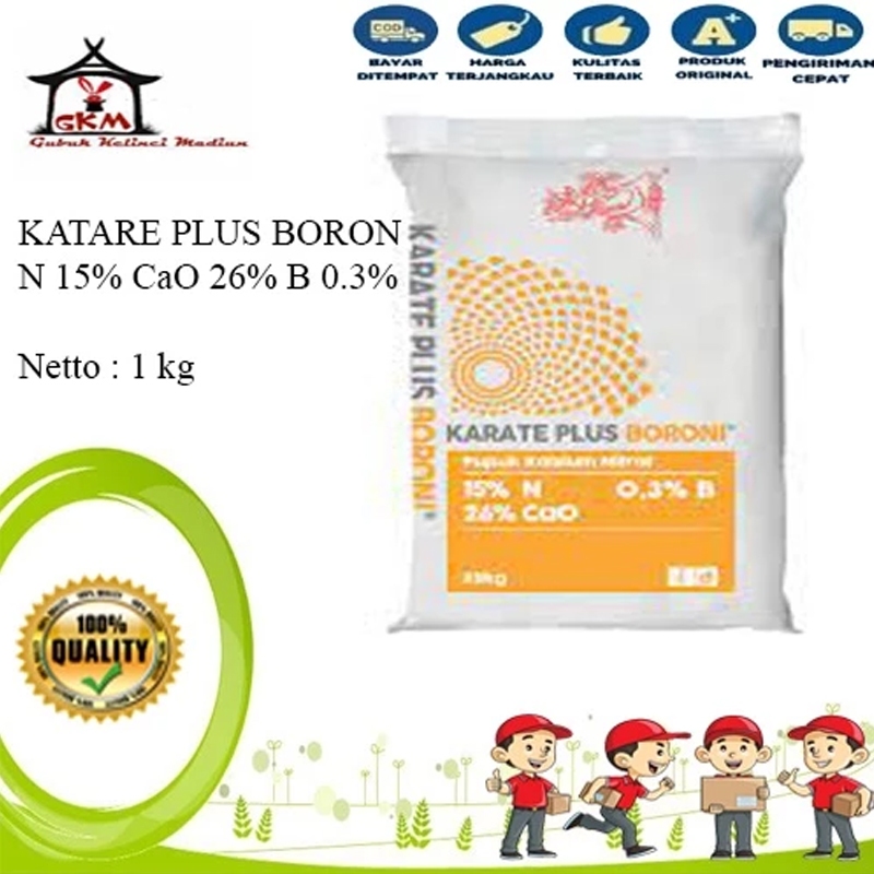 Jual Pupuk Meroke Karate Plus Boroni - Pupuk Boron Kalsium Nitrat 1 Kg ...