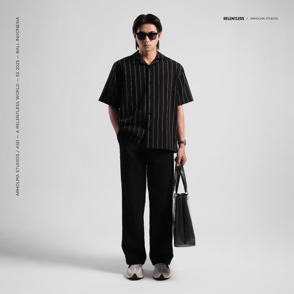 Jual Arholma Studios - Oversized Shirt 'Merino' Black | Shopee Indonesia