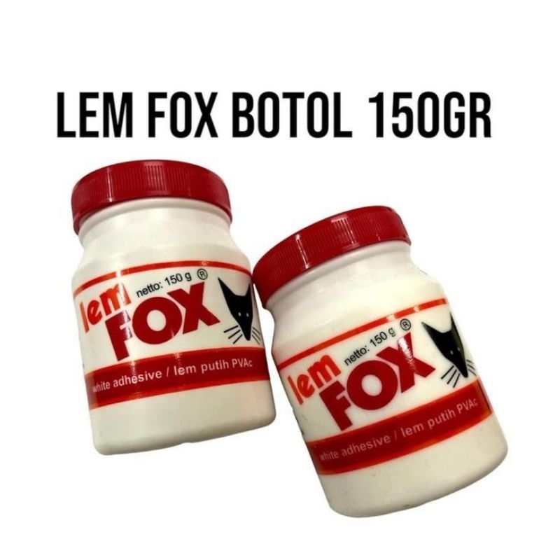 Jual Lem Fox Botol / Lem Putih 150g | Shopee Indonesia