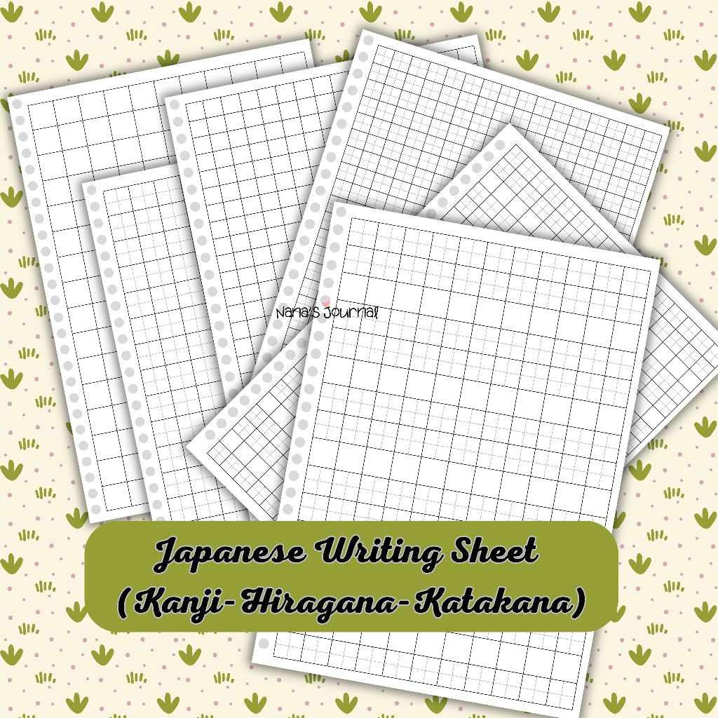 Jual Loose Leaf B5 Isi Binder Latihan Menulis Japanese Kanji Hiragana ...