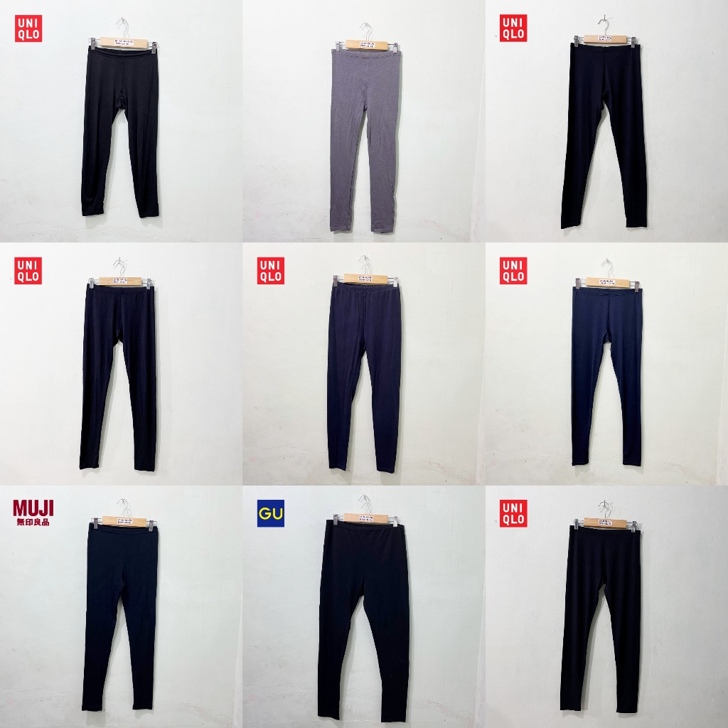 Jual [L] Legging Heattech Uniqlo, Style Heat GU, Muji | Shopee Indonesia