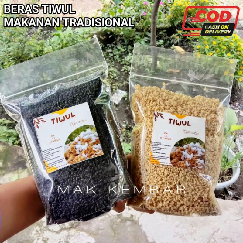 Jual Nasi Tiwul Tradisional Beras Tiwul Singkong Hitam Original ...