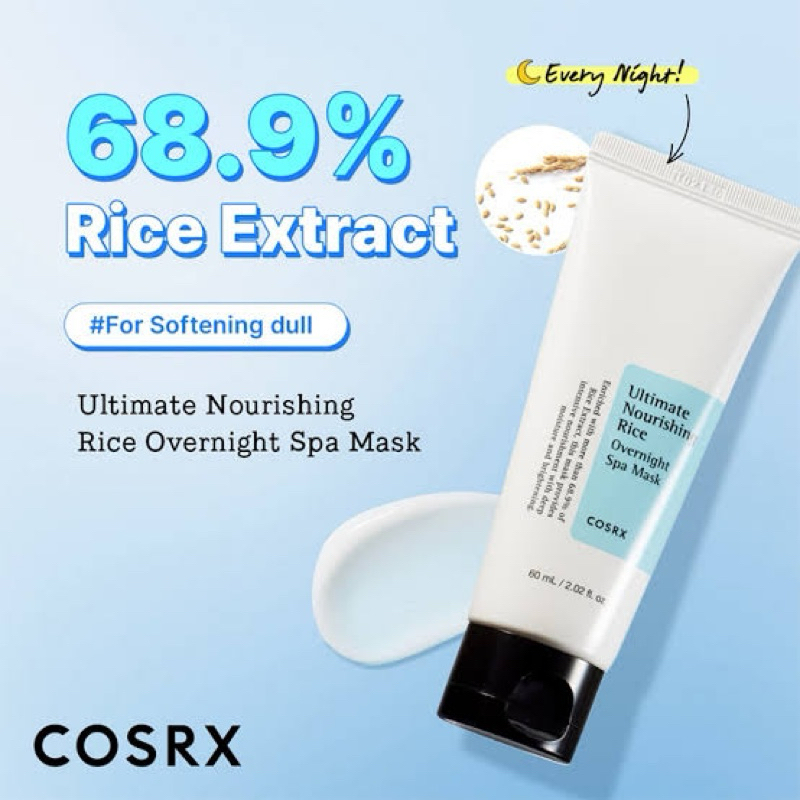 Jual COSRX ULTIMATE RICE OVERNIGHT SPA MASK / SLEEPING MASK COSRX ...