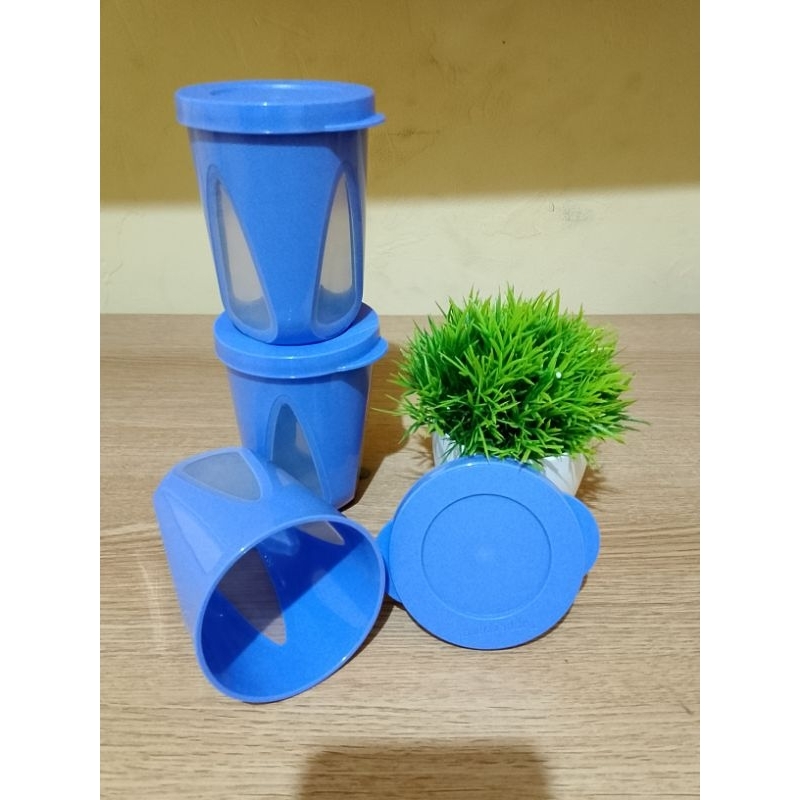 Jual Tupperware Outdoor Dining Tumbler 330ml isi 3pcs | Shopee Indonesia