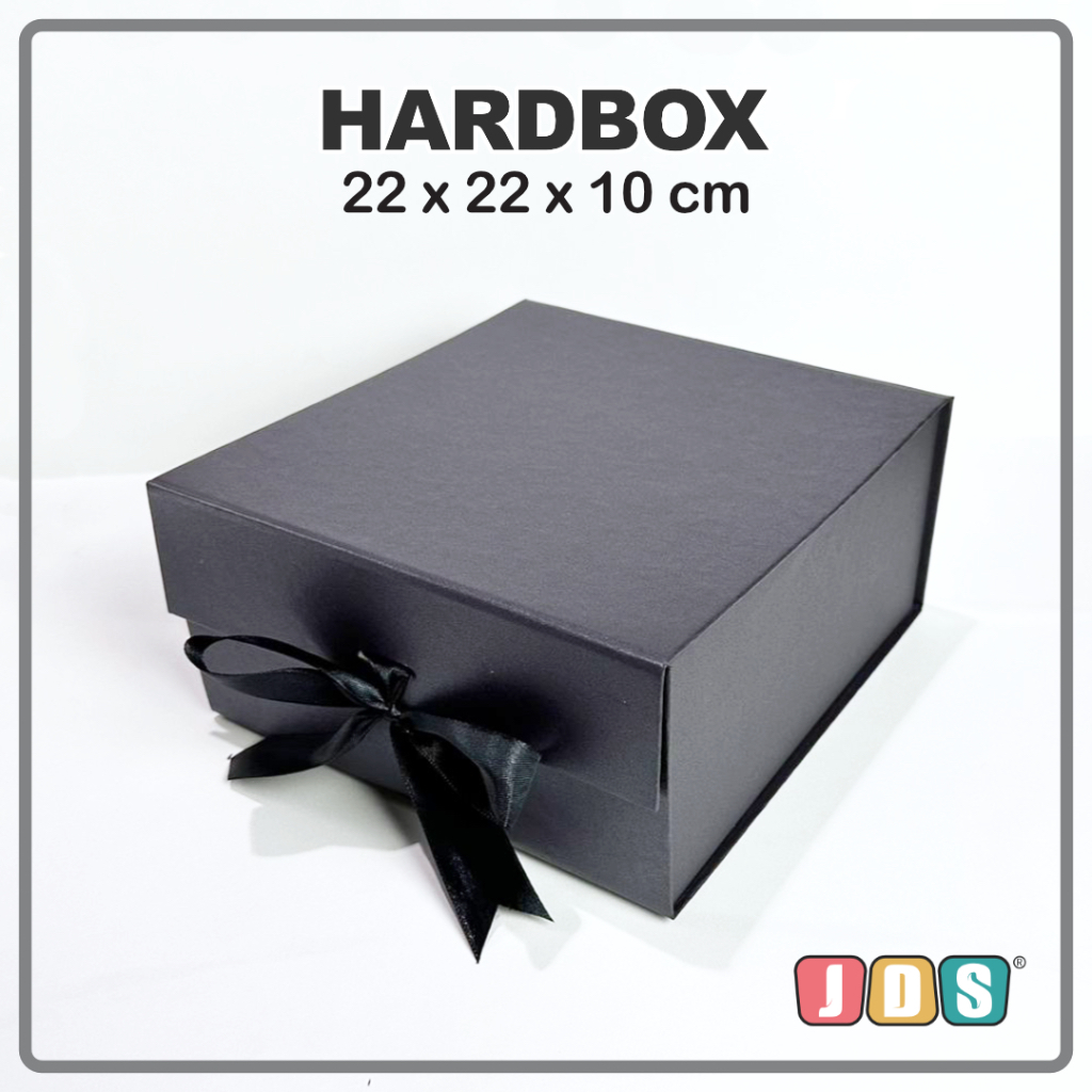 Jual Hardbox Uk 22 x 22 x 10 cm | kotak kado | hampers | giftbox | kotak kue | Shopee Indonesia