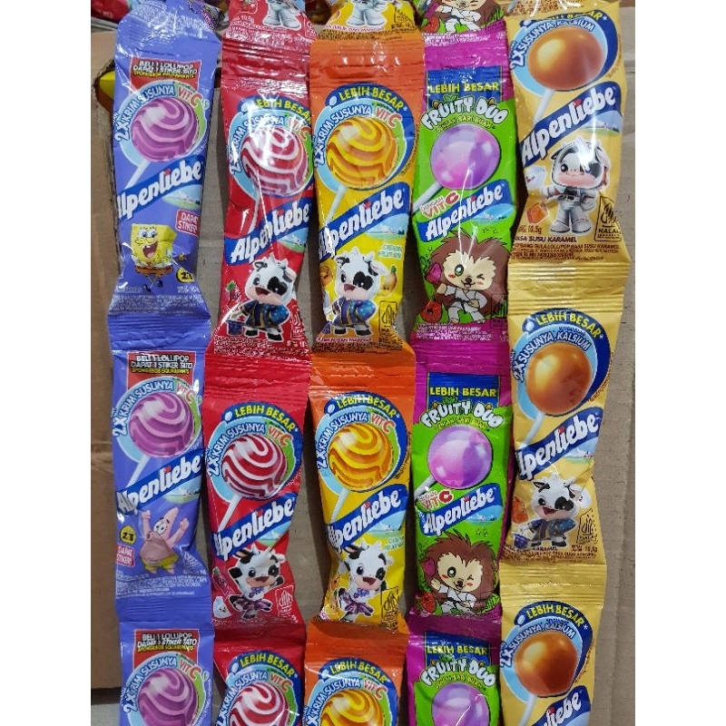 Jual Alpenliebe Lollipop Permen Tangkai Alpenliebe 12pcs | Shopee Indonesia
