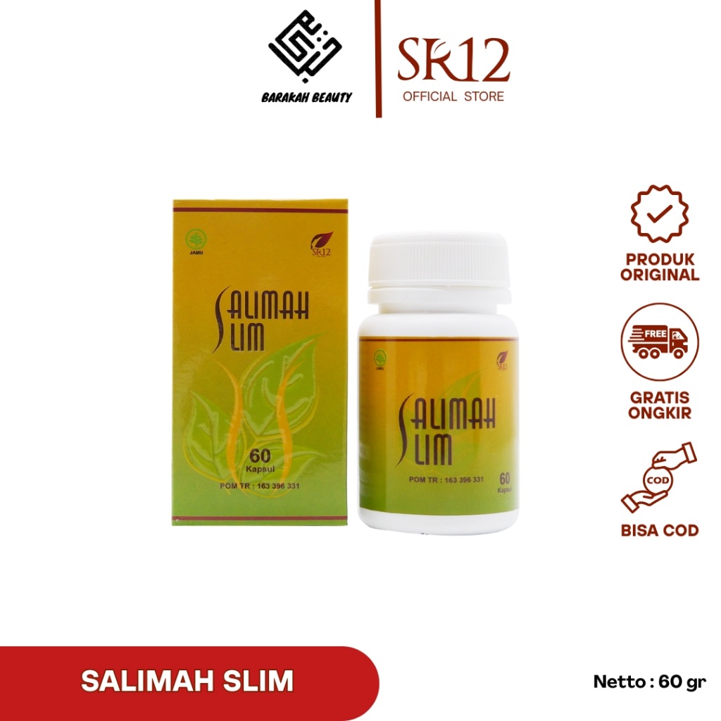 Jual SALIMAH SLIM SR12 ORIGINAL Untuk Pelangsing Badan Obat Diet Herbal ...