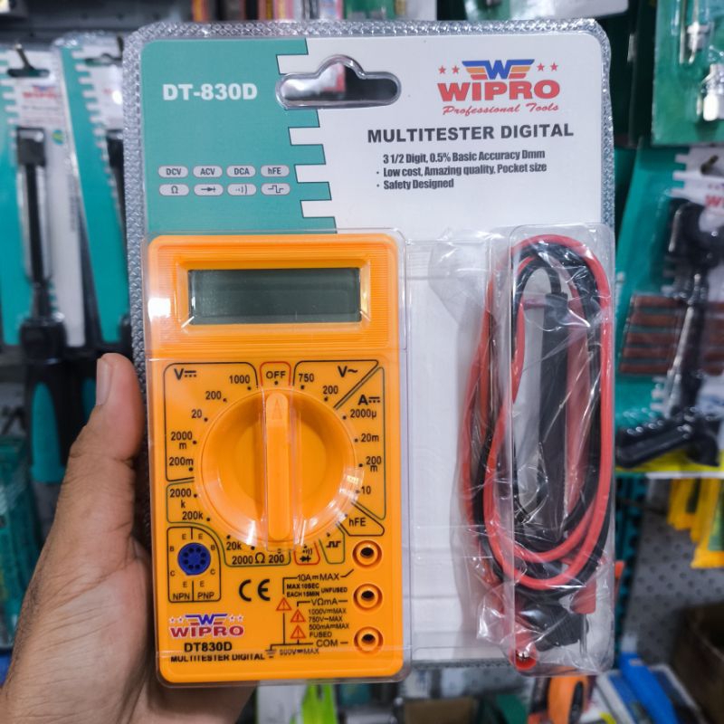 Jual MULTI TESTER DIGITAL WIPRO DT-830D | MULTIMETER DT830D MULTITESTER ...