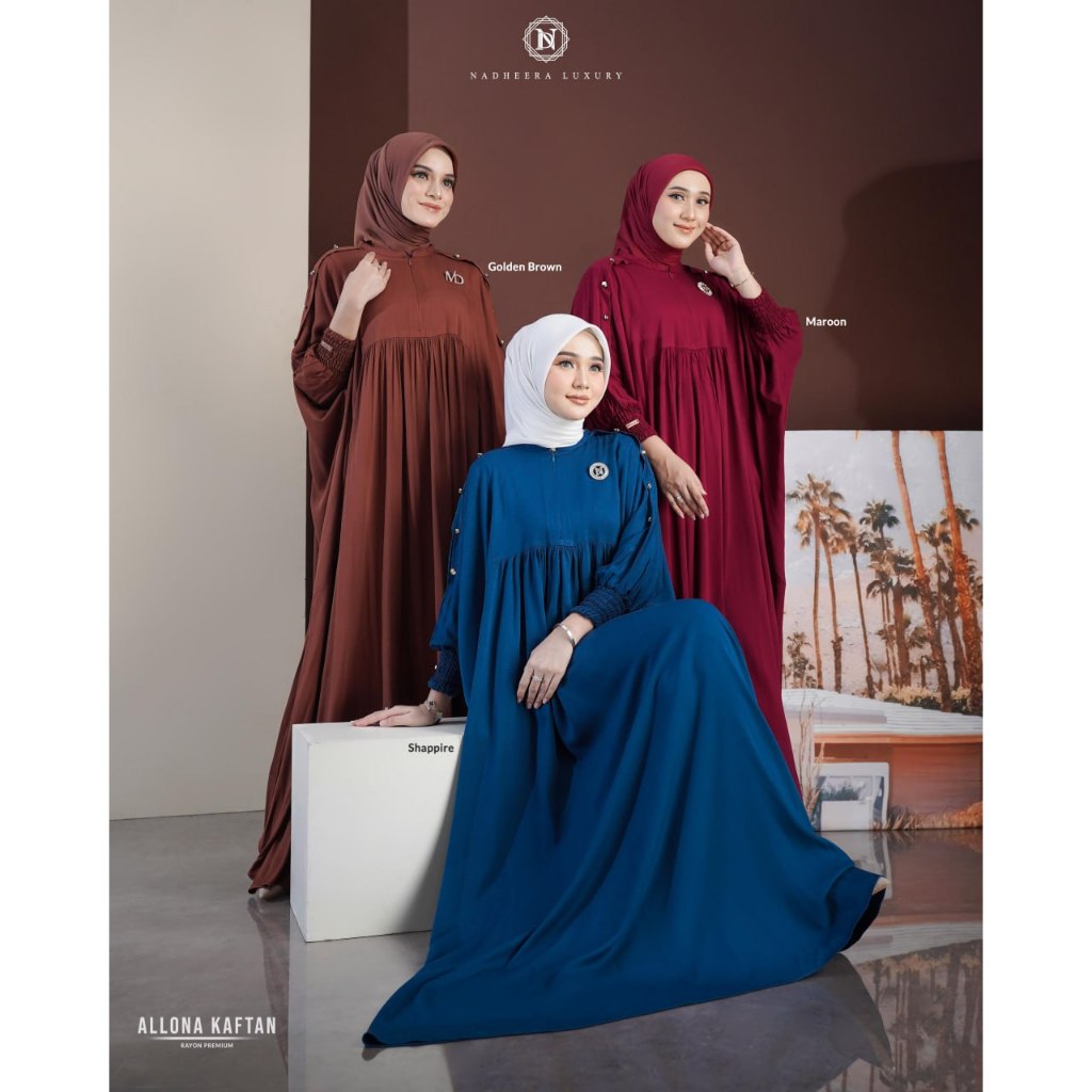 Jual ALLONA KAFTAN BY NADHEERA LUXURY | Shopee Indonesia