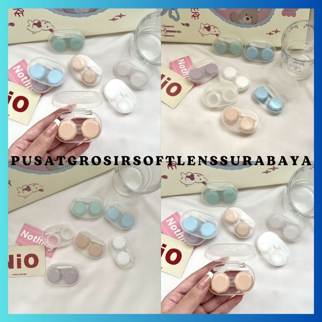 Jual KOTAK SOFTLENS MINI DIAMOND / WADAH SOFTLENS / TRAVEL KIT / CASE ...