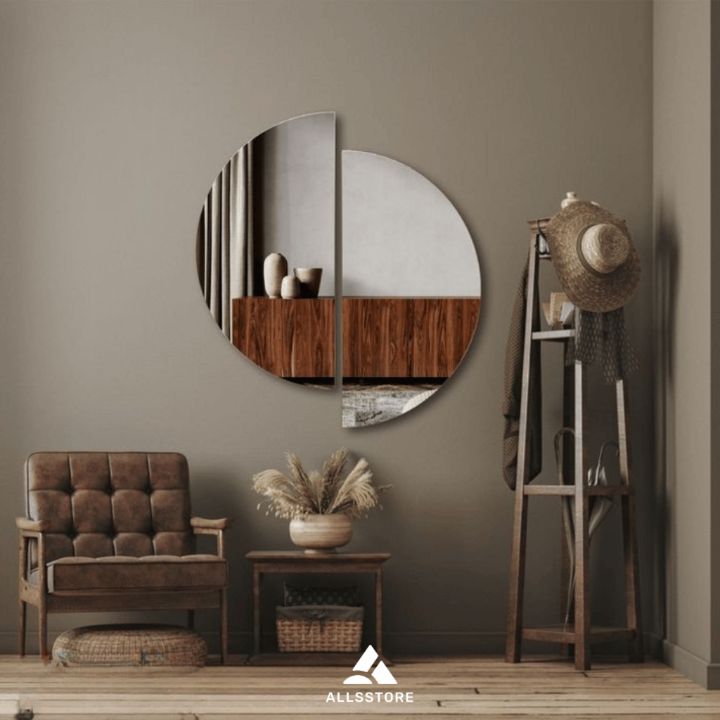 Jual Cermin Halfmoon/Setengah Bulat Aesthetic Dinding | Kanan/Kiri ...