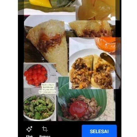 Jual Bacang Telur Asin Daging Babi Samchen non halal | Shopee Indonesia