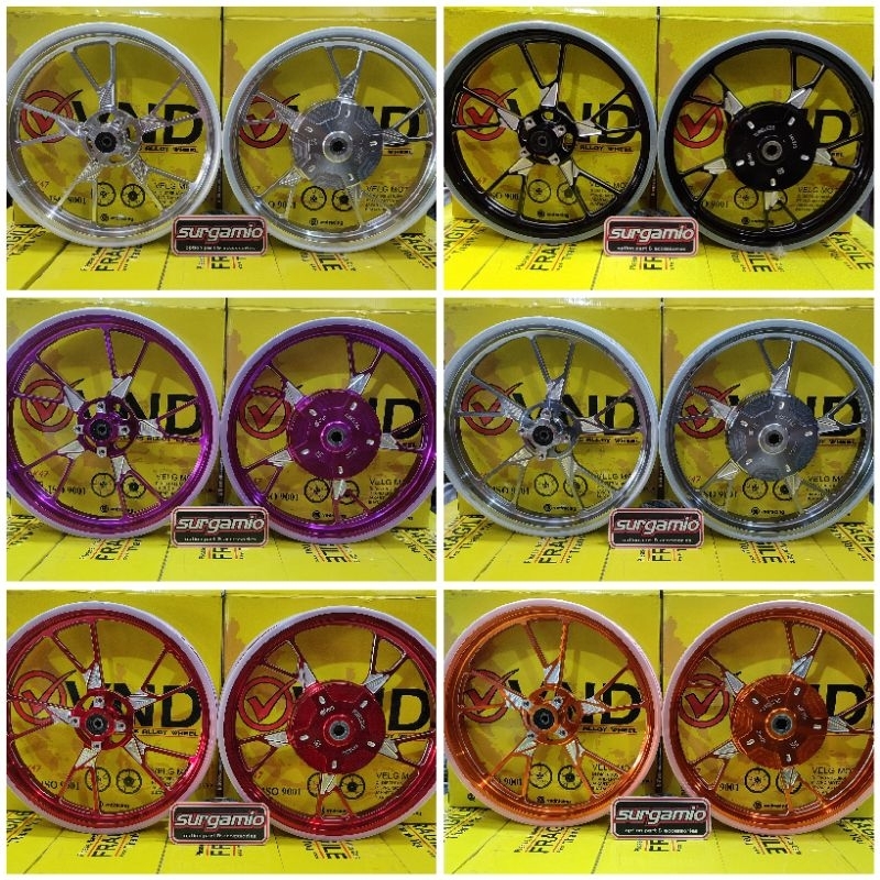 Jual Velg mio VND Ak47 velg copy fino thailand | Shopee Indonesia