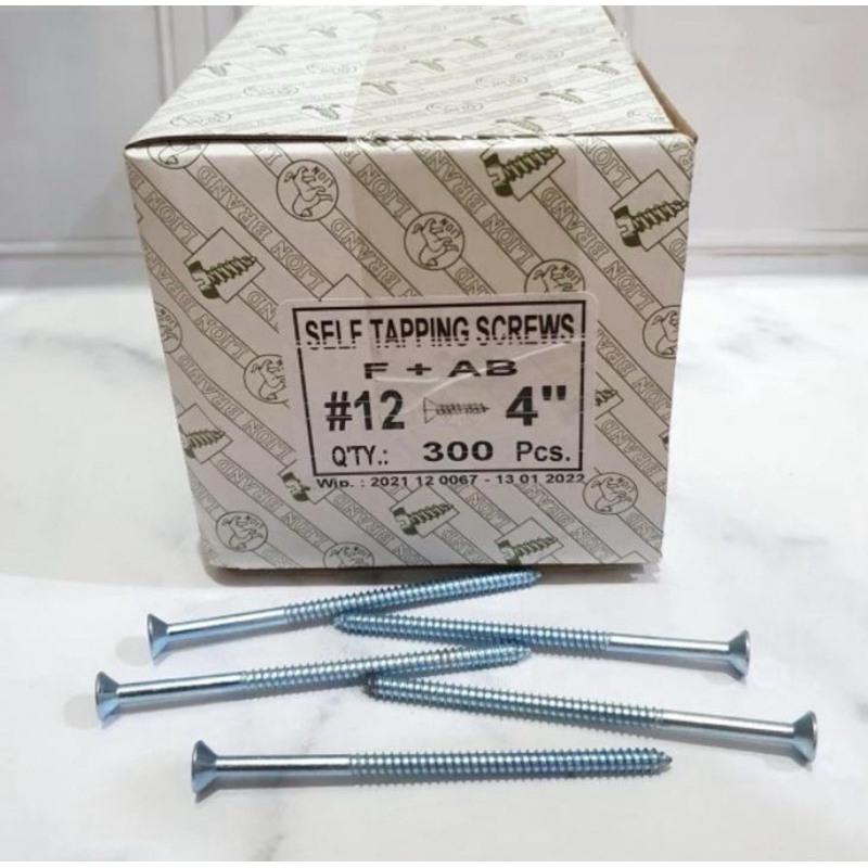 Jual sekrup fh/fab 12x4” 10cm | Shopee Indonesia