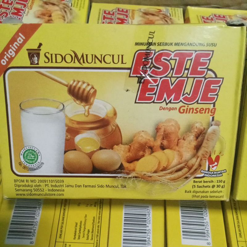 Jual STMJ SIDOMUNCUL ESTE EMJE MINUMAN SUSU TELUR MADU JAHE GINSENG ...