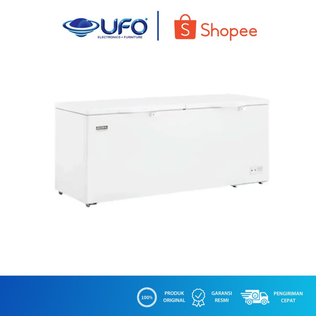 Jual MODENA CHEST FREEZER 640 LITER MD0640TLWH | Shopee Indonesia