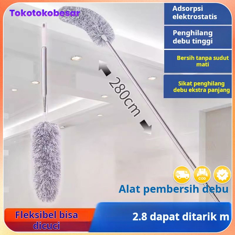 Jual Kemoceng bulu kemoceng rumah tangga batang teleskopik panjang ...